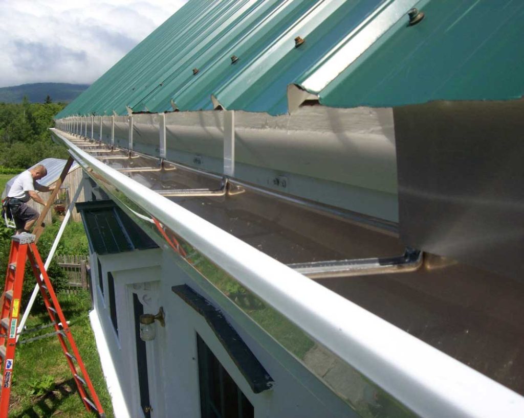Commercial Rain Gutters Vermont and New Hampshire - Oversized gutters ...